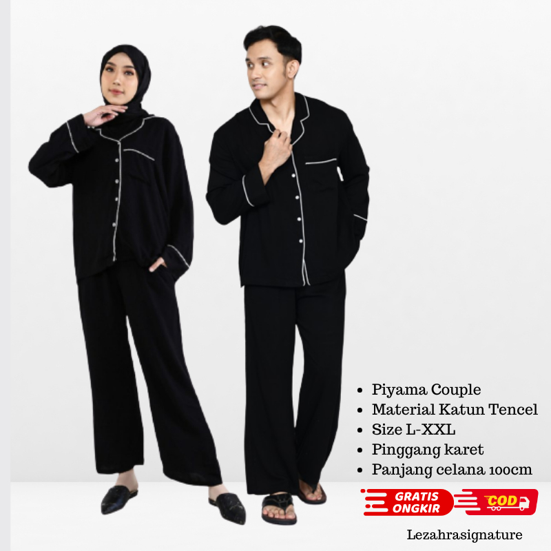 Jual Setelan Baju Tidur Piyama Couple Pasangan Bunda Ayah Fit L- XXL ...