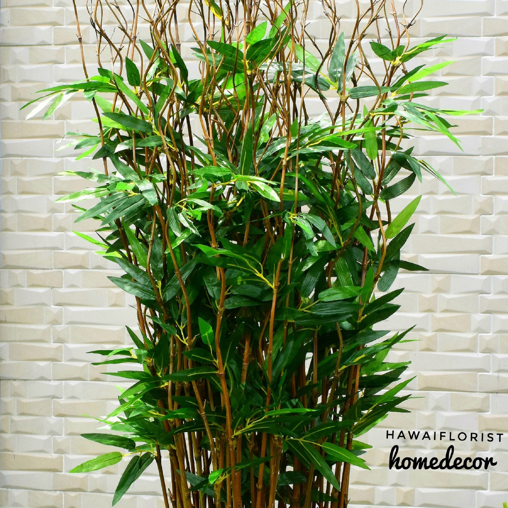 Jual Perlengkapan Rumah Bunga Dekorasi 20 Btg Pohon Bambu Ulir Natural ...