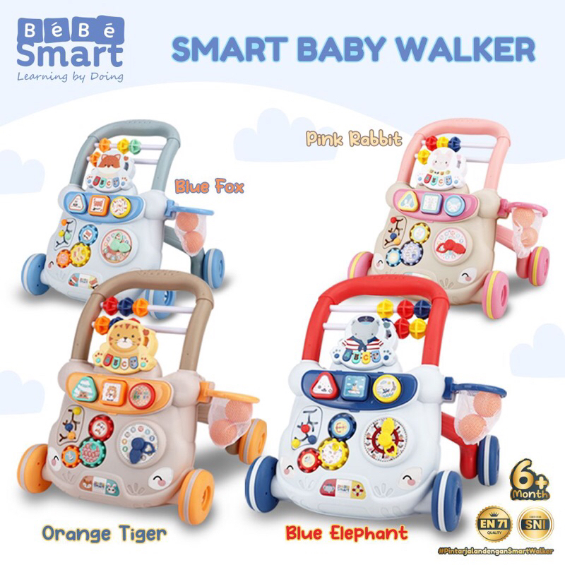 Jual BEBE SMART BABY WALKER PUSH WALKER SENSORY PUSH WALKER Mainan ...