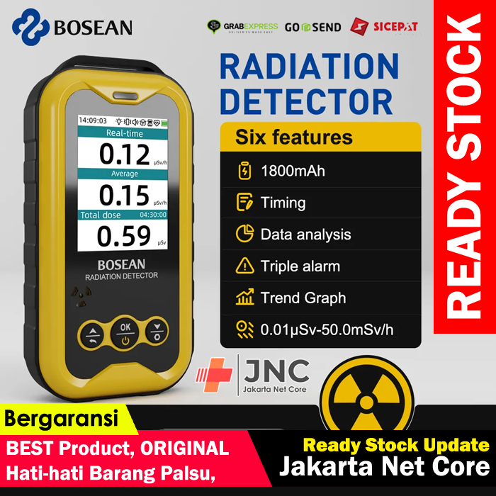 Jual Nuclear Radiation Detector Dosimeter Bosean FS5000 FS-5000 ...