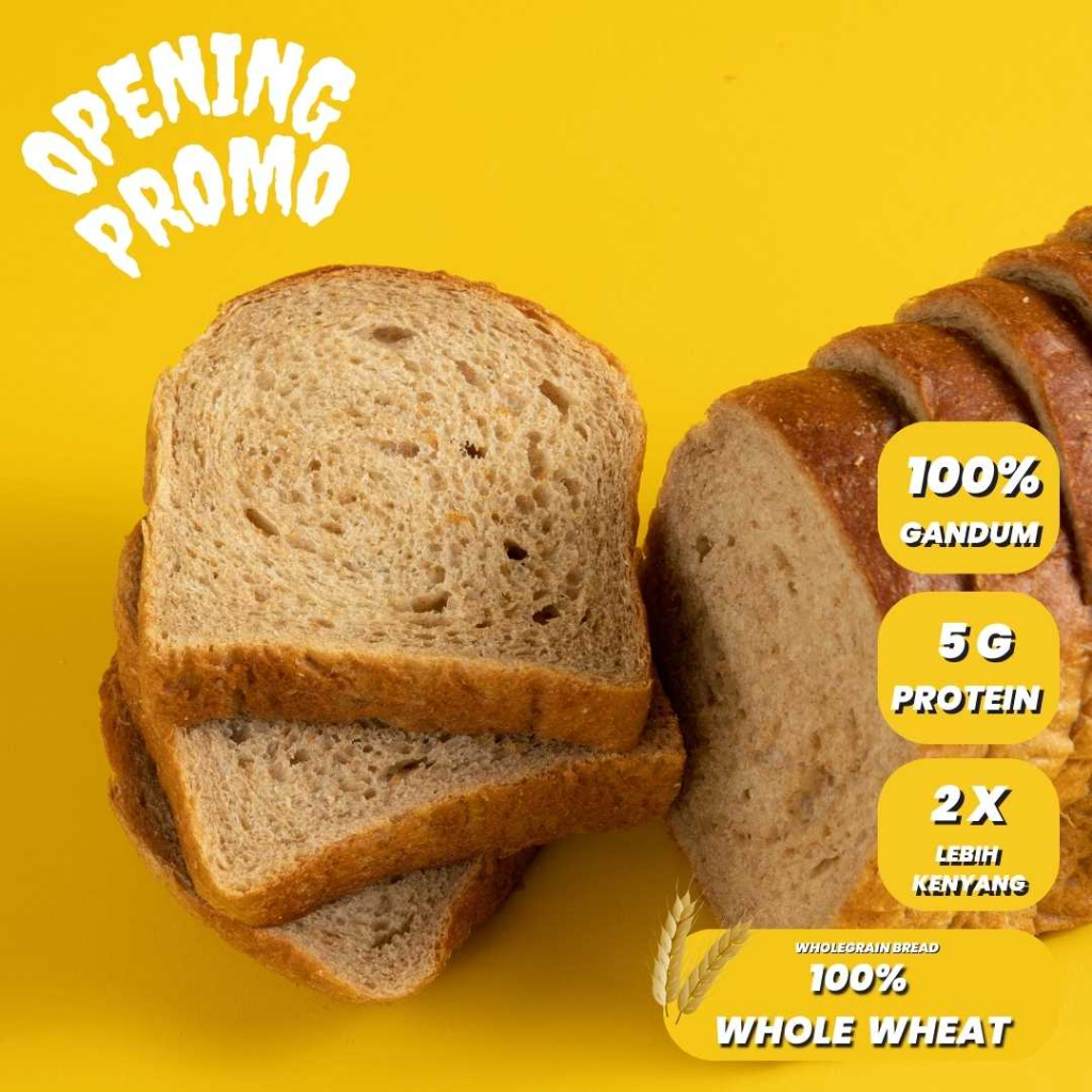 Jual Mighty bread Roti gandum healthy - Whole wheat bread (Tinggi ...