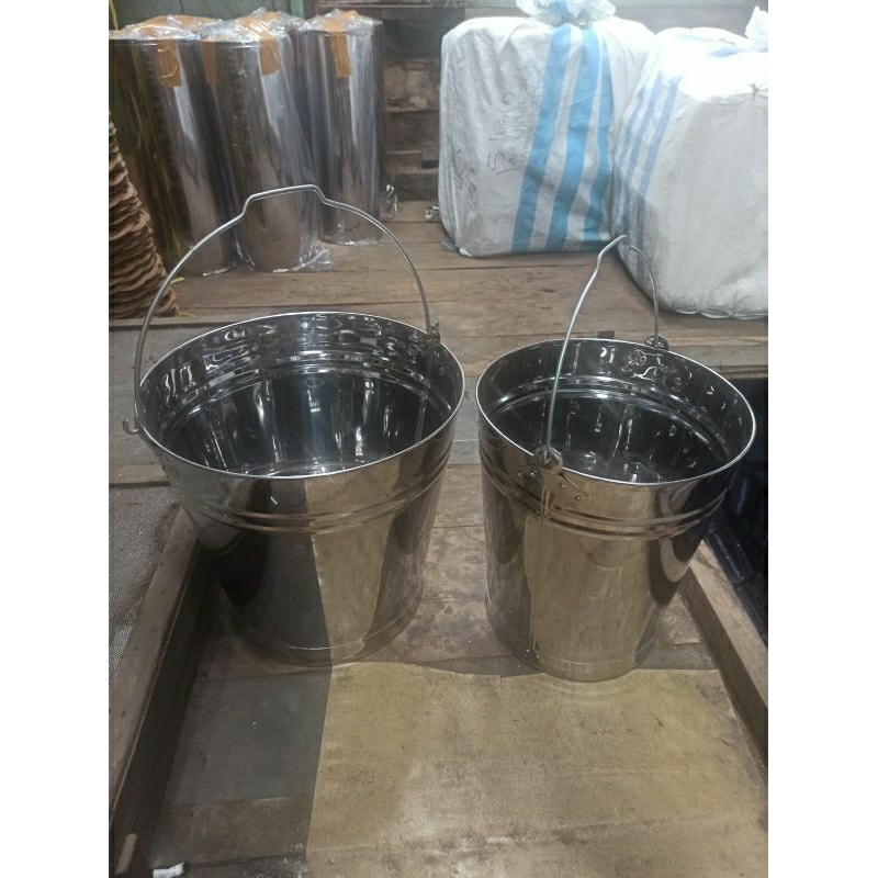 Jual Ember Besar Stainless Tebal Kapasitas 25 Liter dan 30 liter ...