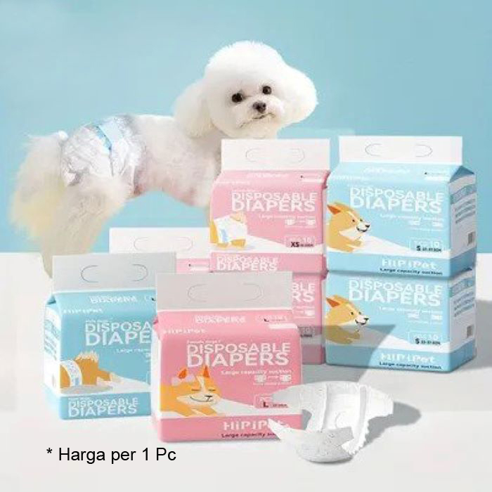 Jual Popok Anjing Hewan Peliharaan Anti Bocor HPP01 / Pet Diapers Anti ...