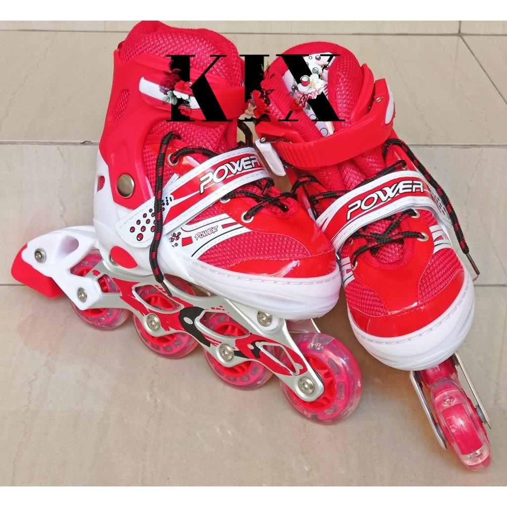 Jual KIX Sepatu Roda Anak Inline Skate Merk POWER / Inline Skate Shoes ...