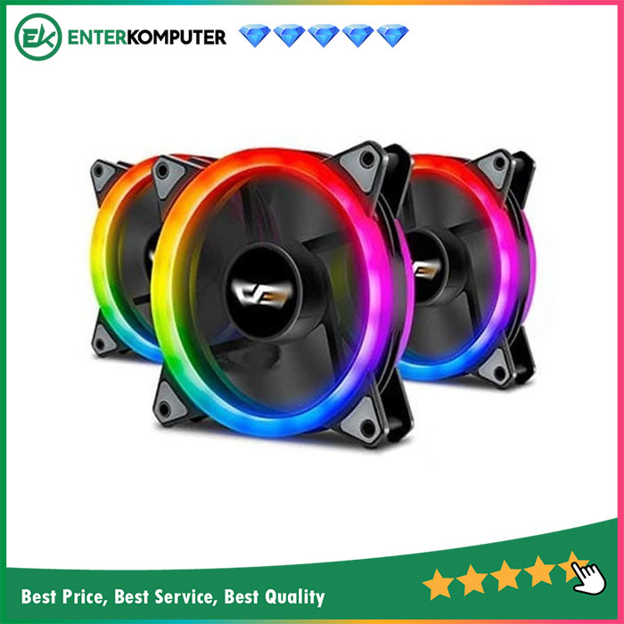 Jual Aigo DarkFlash DR12 Pro 3in1 Double Ring Fan RGB (3 Pack) | Shopee ...