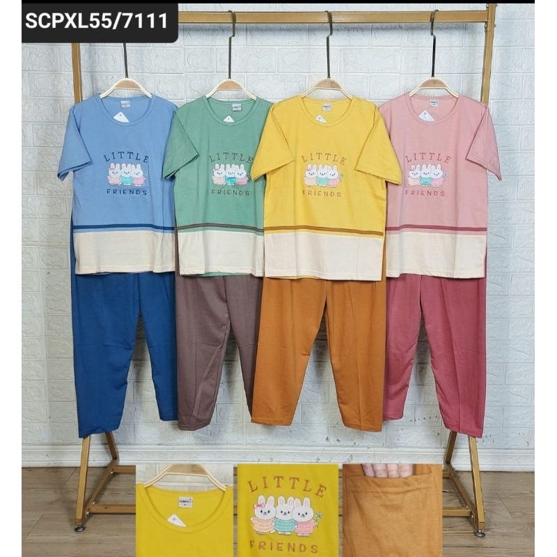 Jual MALLBAJUANAK - Baju Tidur Oneset BabyDoll Anak Amro Celana Panjang ...