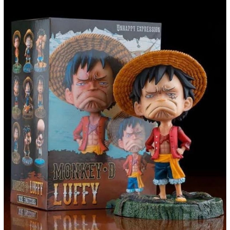 Jual action figure monkey d luffy cemberut BOX | Shopee Indonesia