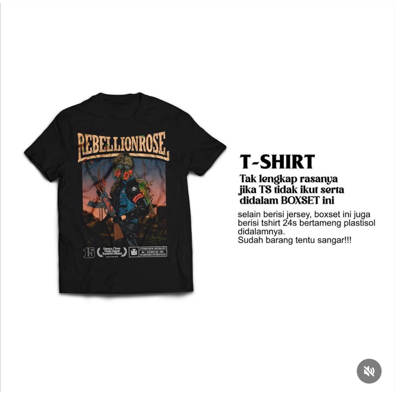 Jual Tshirt Rebellion Rose (Ori boxset ) | Shopee Indonesia