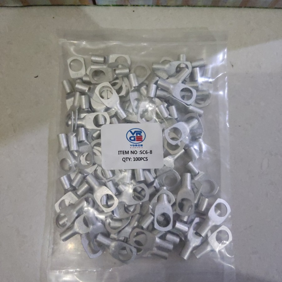 Jual Skun Kabel SC-6 Tembaga doff Scun Cable LUG Dove PANEL sc-6-8 sc6 ...