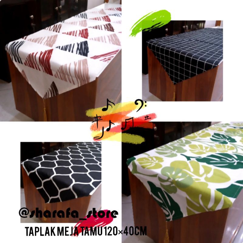 Jual TAPLAK MEJA SOFA / TABLE RUNNER | Shopee Indonesia
