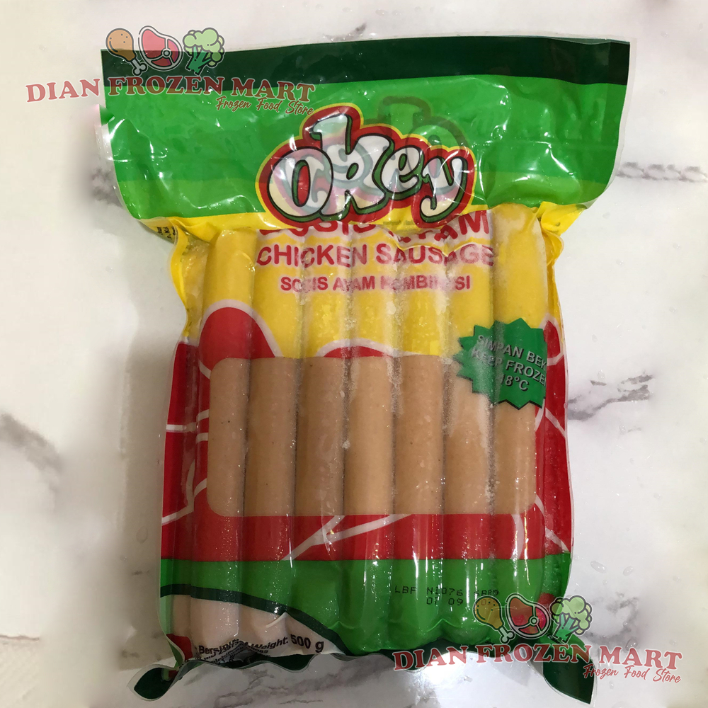 Jual Okey Sosis Ayam 500 Gr | Sosis Okey 500 Gr | Shopee Indonesia