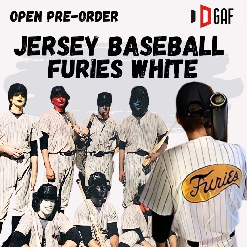 Jual JERSEY BASEBALL FURIES The Warriors [PRE ORDER] | Shopee Indonesia