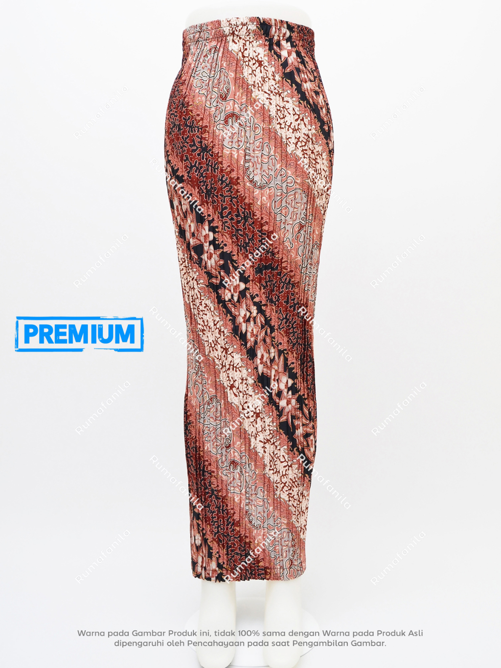 Jual Rok Batik Plisket Premium Bawahan Kebaya Wisuda Modern Span Wiru Jumbo Pakaian Tradisional ...