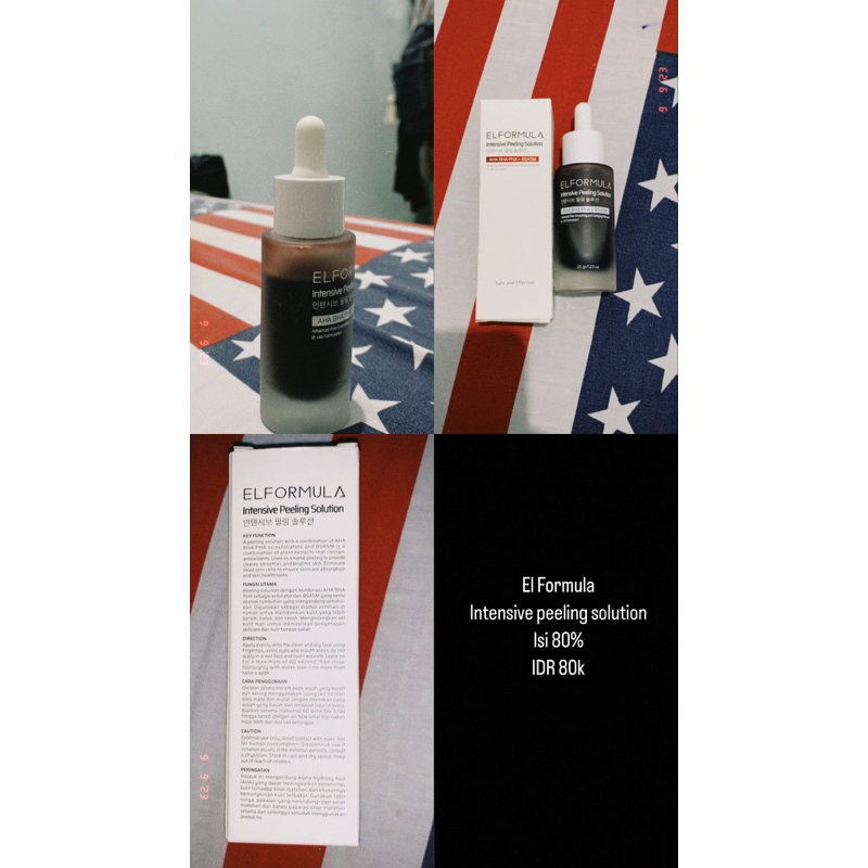 Jual EL FORMULA INTENSIVE PEELING SOLUTION (preloved) | Shopee Indonesia