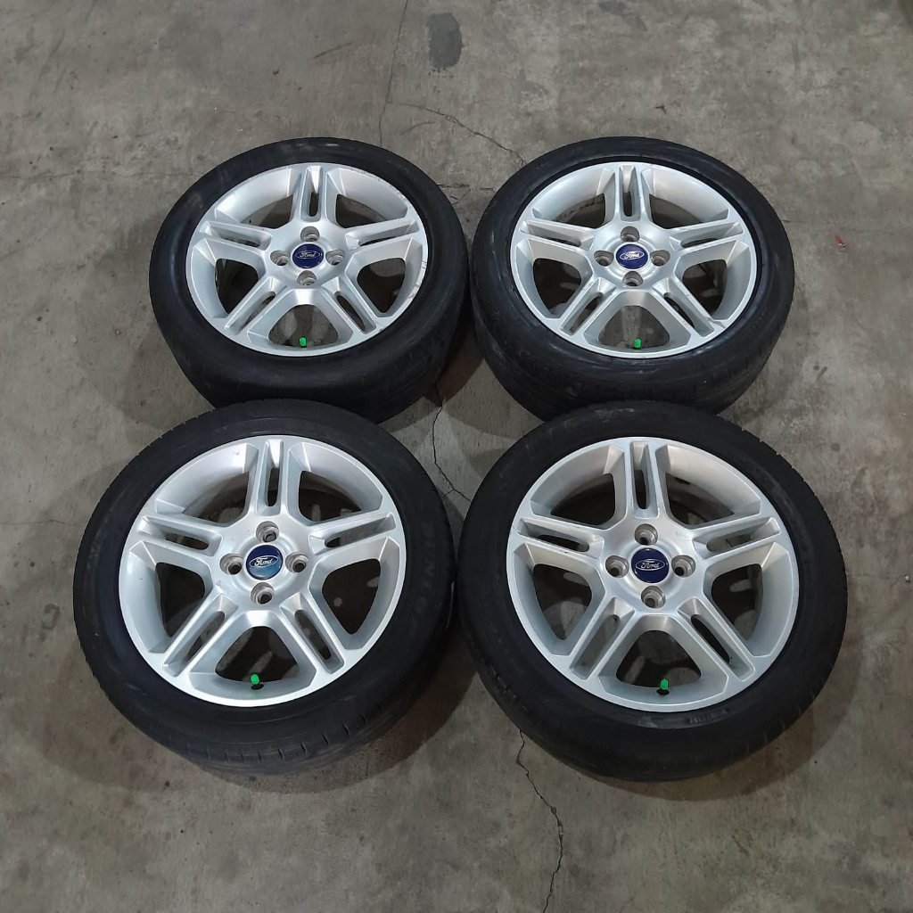 Jual Velg Ford Fiesta Ring 16x6 Pcd 4x100 Et47 Silver Velg Only Pnp ...