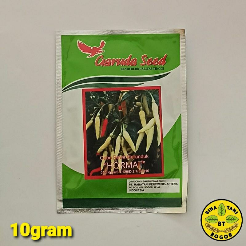 Jual Benih cabe rawit merunduk HORMAT/Benih unggul garuda seed isi ...