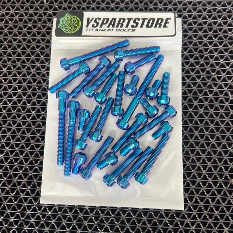 Jual baut Titanium untuk bak mesin kanan kiri Kawasaki ninja R SS RR | Shopee Indonesia