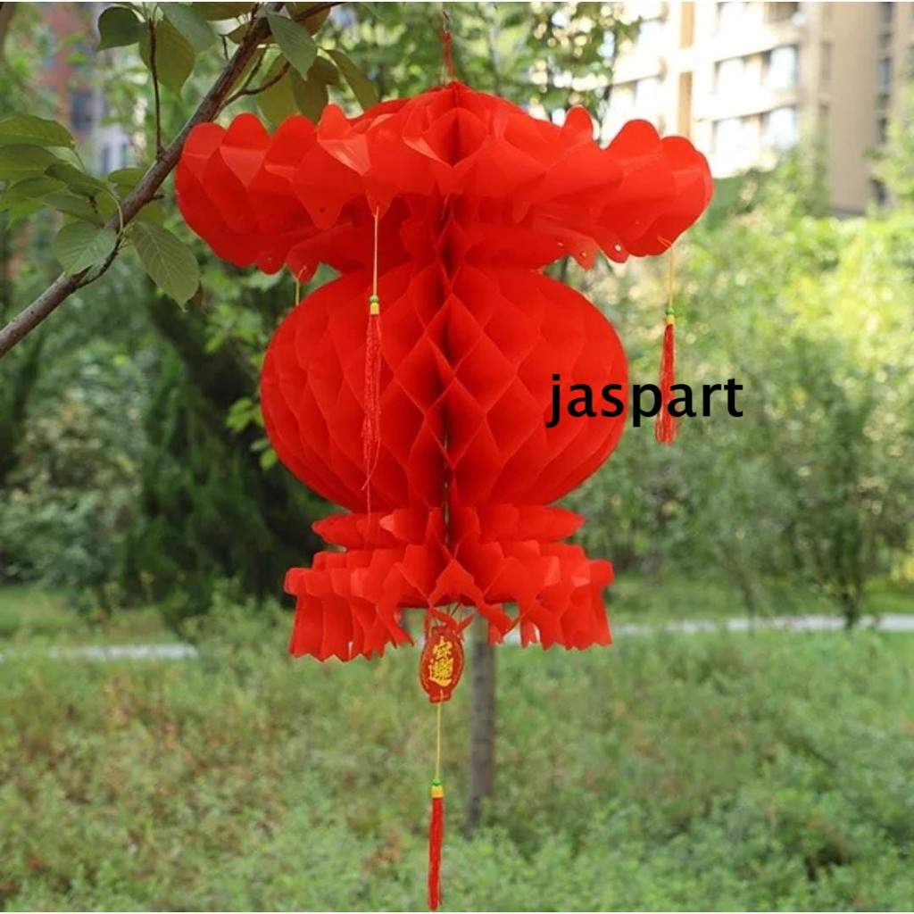 Jual Lampion Lipat Bulat Dekorasi Imlek Gantung Murah Lampion Imlek ...