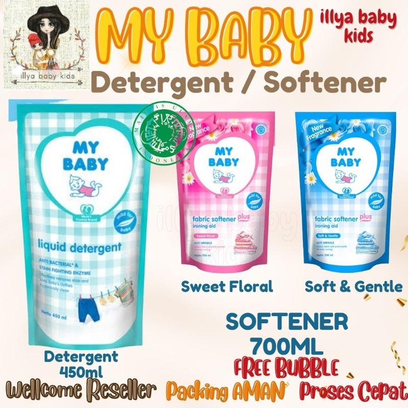 Jual My Baby Liquid Detergen deterjen sabun cuci baju Refill [450 ML ...