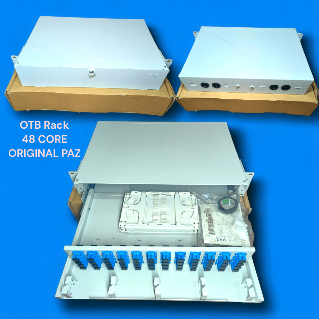 Jual otb 48 core paz lengkap pigtail adapter / optical termination box paz original | Shopee ...