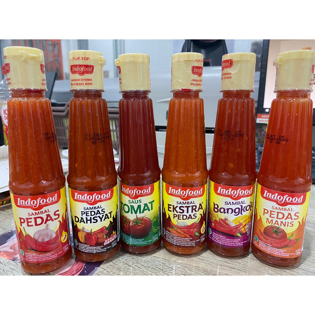 Jual INDOFOOD SAOS SAMBAL 135 ML ALL VARIANT | Shopee Indonesia