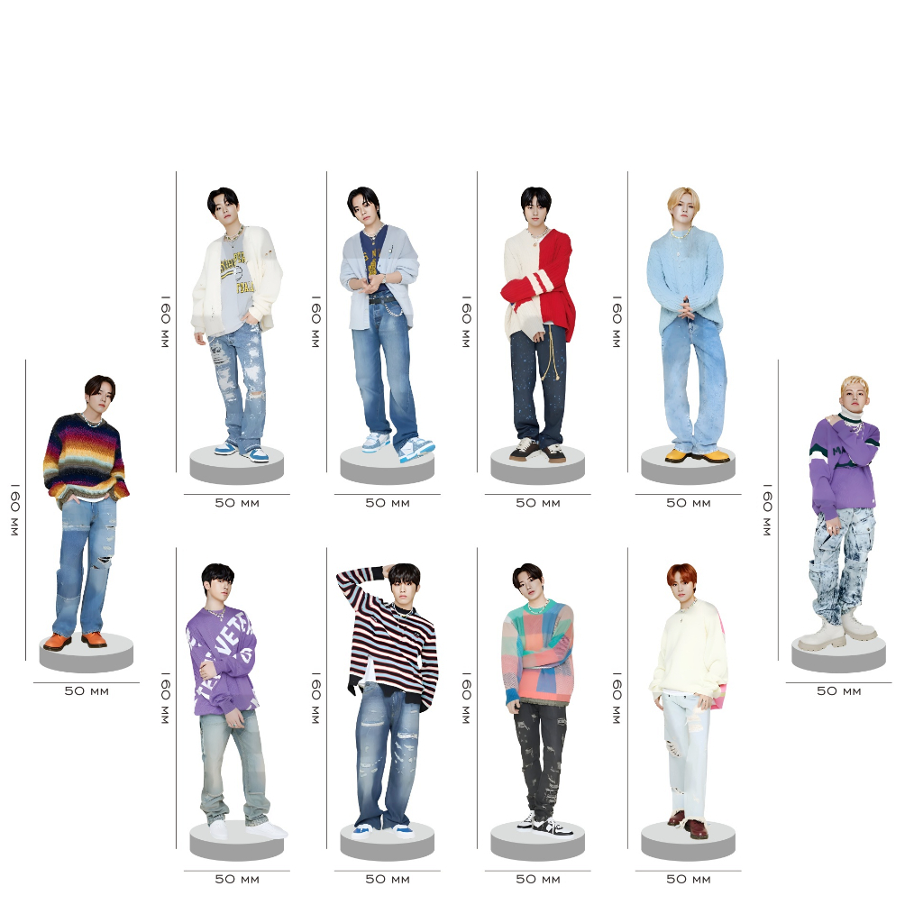 Jual Standee Figure Kpop Boyband Treasure Japan Tour | Shopee Indonesia