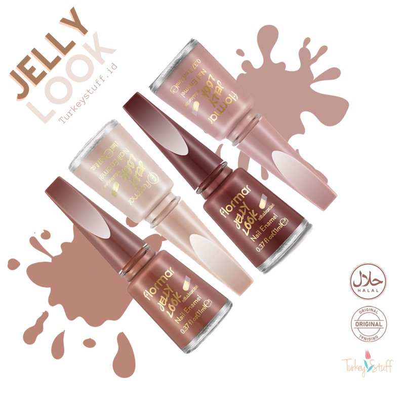 Jual Flormar JELLY LOOK PART 2 Nail Enamel - Kutek Halal | Shopee Indonesia