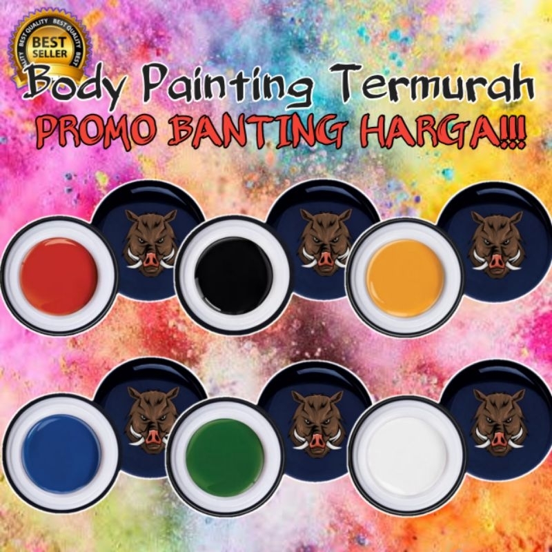 Jual BODY PAINTING / FACE PAINTING TERMURAH | Shopee Indonesia