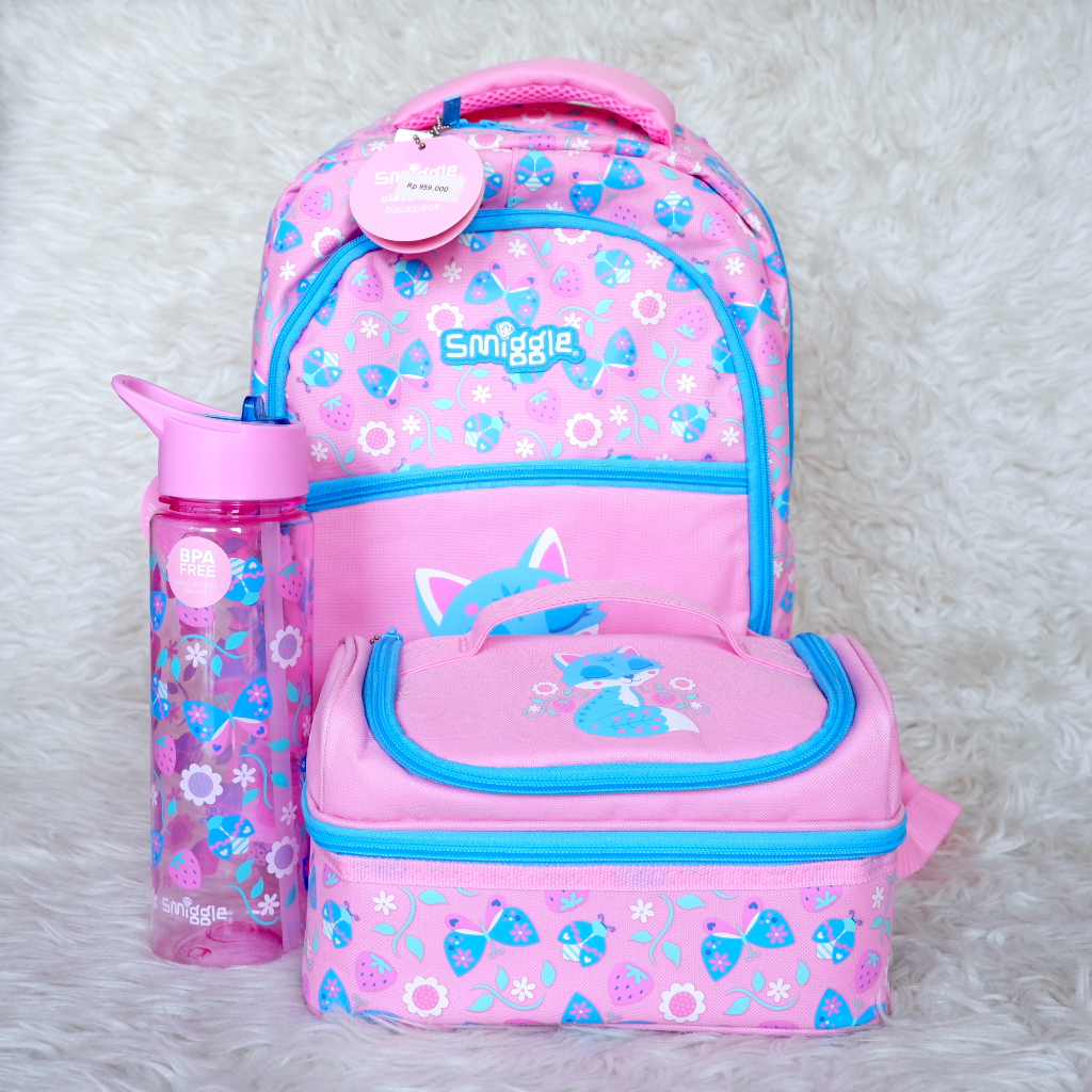 Jual Smiggle Peppy Pink Fox Classic Set | Shopee Indonesia