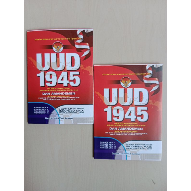 Jual Buku Undang - Undang Dasar 1945 Beserta Penjelasannya (UUD ...