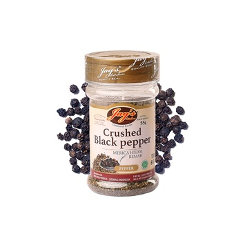 Jual JAYS CRUSHED BLACK PEPPER/MERICA HITAM HALUS 55GR X 1 DALAM BOTOL ...