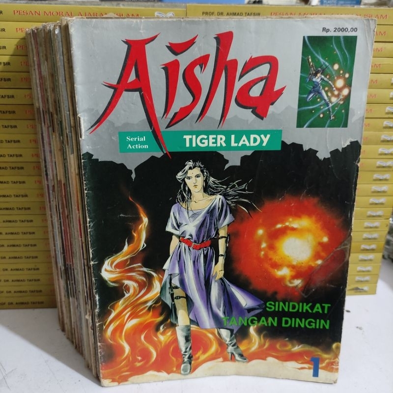 Jual OBRAL KOMIK LEBAR : KOMIK CABUTAN AISHA TIGER LADY | Shopee Indonesia