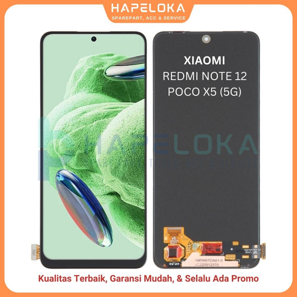 Jual LCD TOUCHSCREEN XIAOMI REDMI NOTE 12 / POCO X5 5G - ORI COMPLETE | Shopee Indonesia