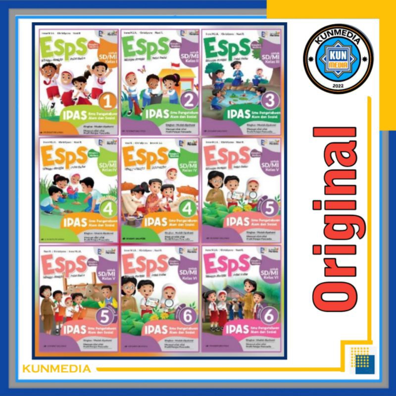 Jual ORIGINAL BUKU ESPS IPAS KELAS 1 2 3 4 5 6 KURIKULUM MERDEKA ERLANGGA VKM | Shopee Indonesia
