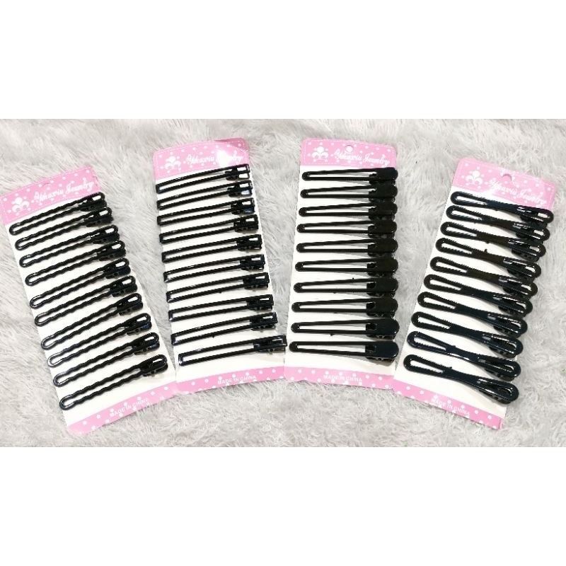 Jual jepit rambut bebek hitam besar/ jepit bebek murah | Shopee Indonesia