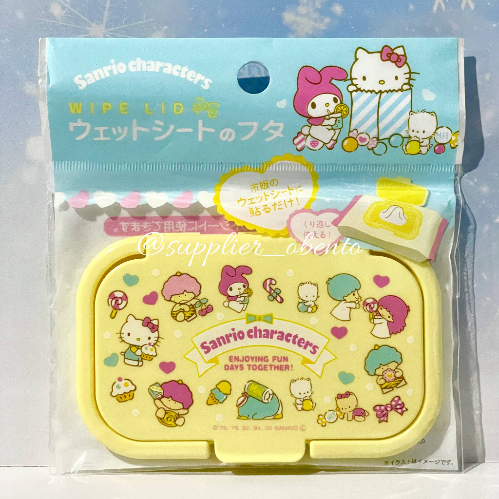 Jual [Daiso] One Push Wet Tissue Lid Wet Tissue Cover Reusable Original ...