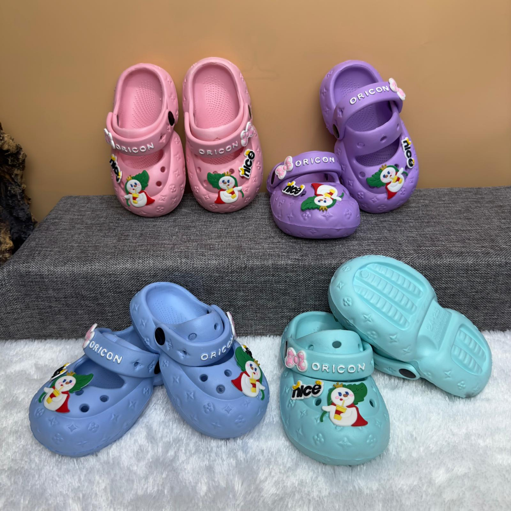Jual SUNXIN Sandal Selop Baim Anak Motif 2306E Mixue Bahan Karet Tali ...