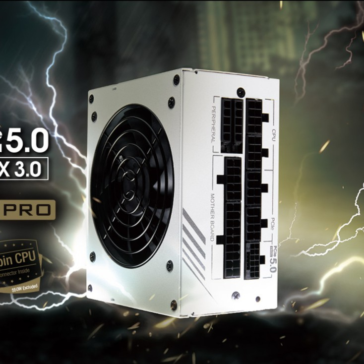 Jual POWER SUPPLY PSU FSP DAGGER PRO WHITE SFX PCIE5 ATX 3.0 850W 80 ...