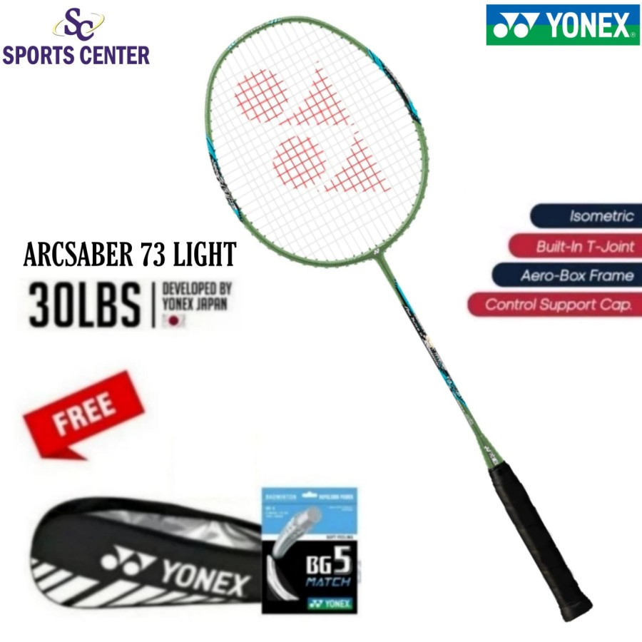 Jual New Full Set Raket Badminton Yonex Arcsaber / Arc Saber 73 light ...