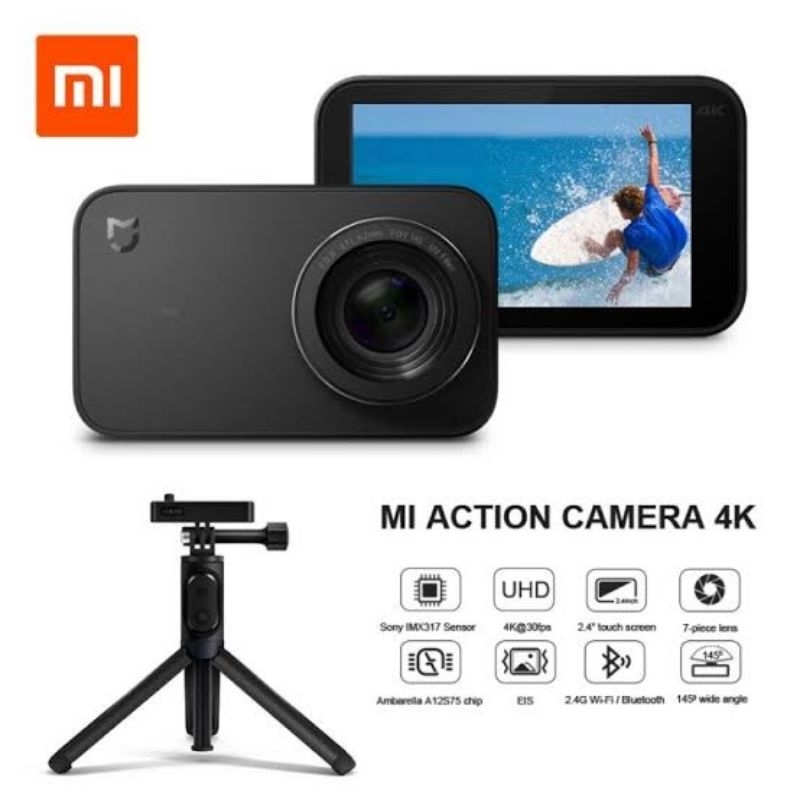 Jual Mi Action Camera 4K Xiaomi Original Ultra HD Sport Kamera Yi ...