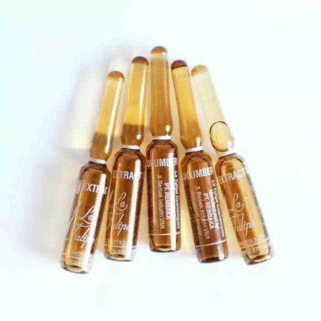 Jual LA TULIPE EXTRACT CUCUMBER (6 AMPUL X 2ML) | Shopee Indonesia