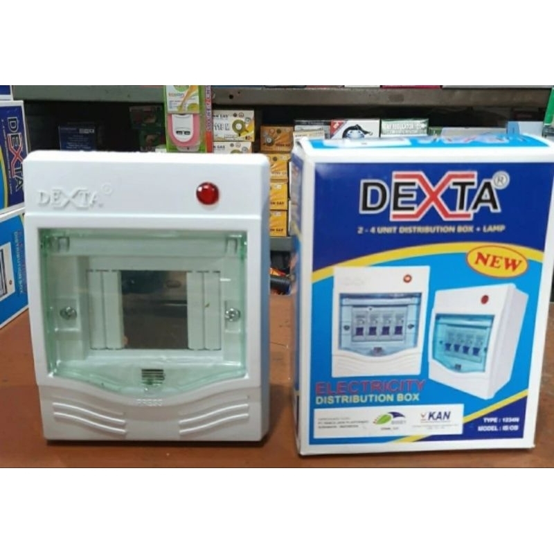 Jual Dexta box mcb outbow 4 group 1234N lampu lamp tempel dinding ...