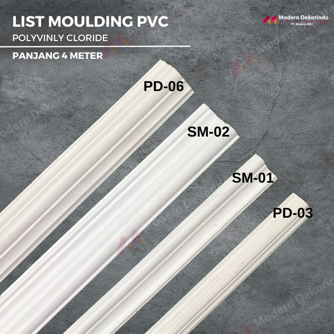 Jual List moulding 4m List Dinding PVC Accesories Tembok Aesthetic ...