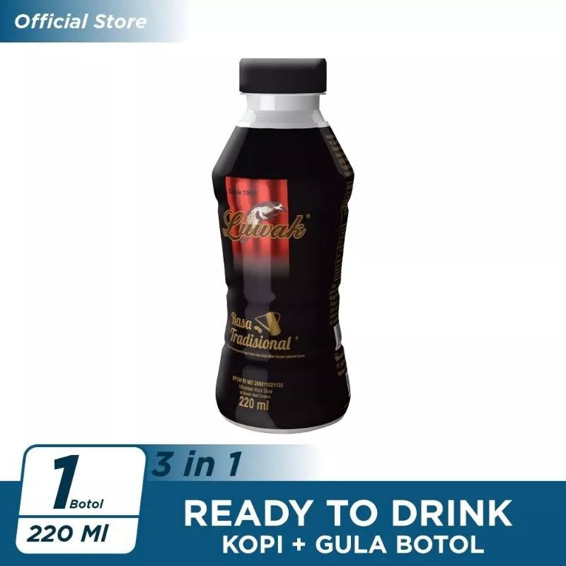 Jual Luak Kopi + Gula Botol 220 ML | Shopee Indonesia