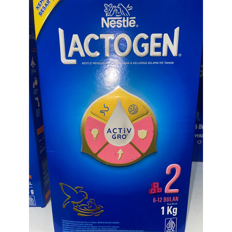 Jual Nestle Lactogen 2 Kemasan 1 kg 6-12 Bulan | Shopee Indonesia