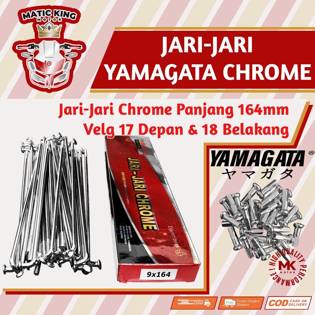 Jual Jari Jari Ruji Ring Velg 17 18 ukuran 164 Yamaha Honda Mio Nmax ...