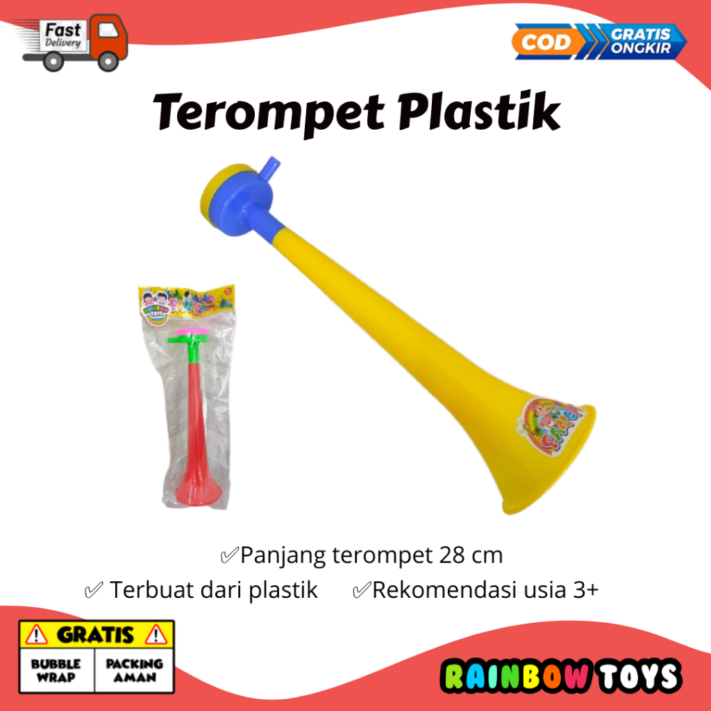 Jual Mainan Terompet Plastik Tiup Trompet Tahun Baru Anak | Shopee ...