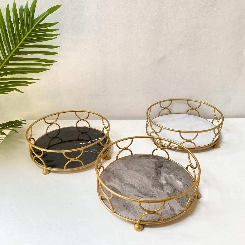 Jual Tray besi model top hpl motif marmer / Tray serbaguna | Shopee ...