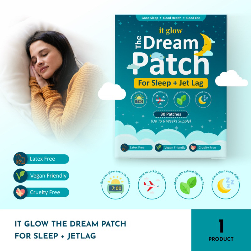Jual ITGLOW - The Dream Patch - Sleep Patch Sticker Bantu Tidur Nyenyak ...