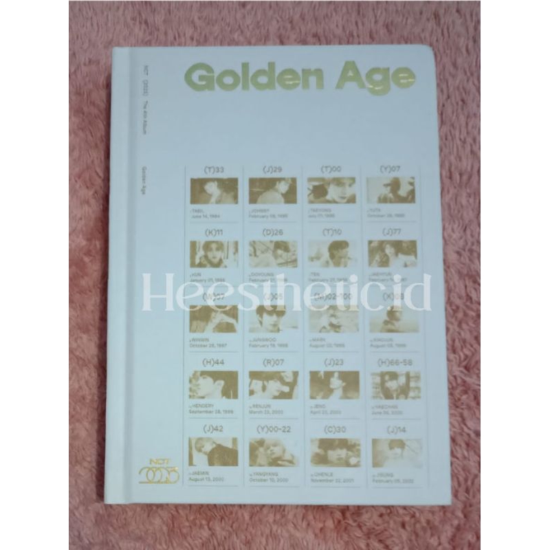 Jual [READY STOCK] NCT - THE 4TH ALBUM GOLDEN AGE [Archiving Ver.] + POB KTOWN4U RANDOM | Shopee ...